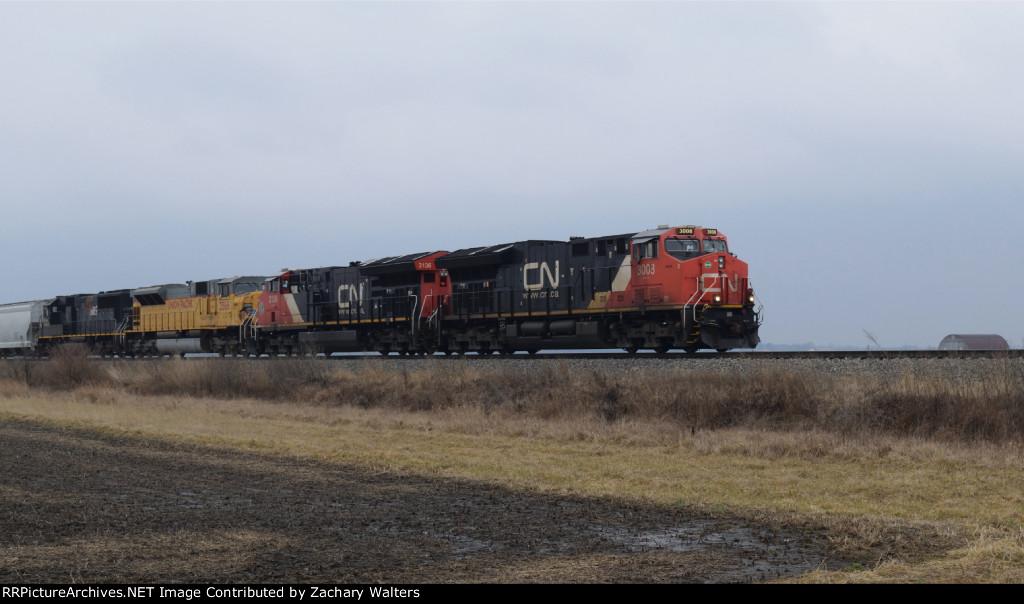 CN 3008 3136 UP 3566 IC 1015